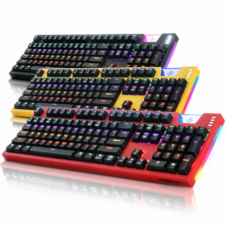[ABKO] 유선 기계식 키보드 K660 ARC 프리미엄 리니어 광축 (레드)