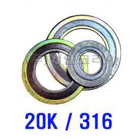 [MK] 메탈가스켓 내륜(SUS316)외륜(철)20K 25A