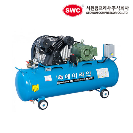 [서원컴프레서] 에어 컴프레서 SP5-200-5HP (단상,중고압,15KG)
