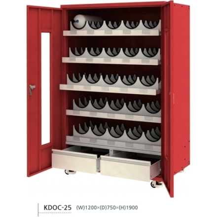 [진성] 공기호흡기 보관함 KDOC-25 (1200x750x1900mm, 그린)