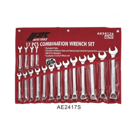 [JTC] 콤비네이션 렌치 세트 JTC-AE2417S (17PCS/SET)