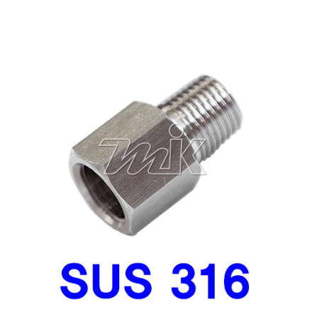 [MK] 스텐유압써비스니플(SUS316) 1/4*1/4