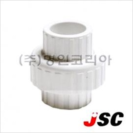 [MK] PVC유니온(나사) 백색 25A
