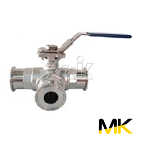 [MK] 쎄니타리 삼방볼밸브(SUS304)/수동 1S(L타입) ~ 2S(T타입)