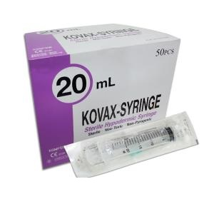[한국백신] 일회용 주사기 20cc (23G, 1인치, 50개/PACK)