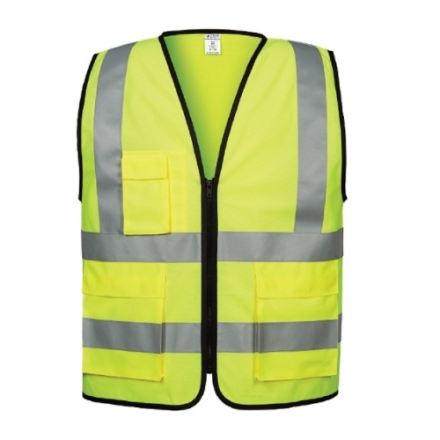 [티뷰크] TBS-5022 신호수 조끼 (4XL, 인쇄가능, 형광노랑, 여름조끼)