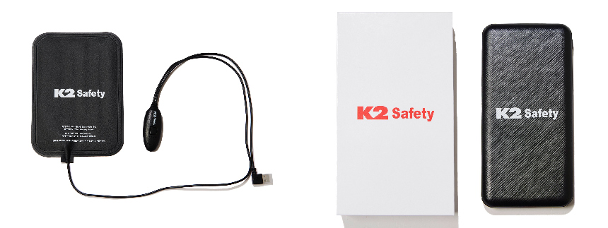 [K2세이프티] 발열조끼 슬림히트 (그레이/105, 온열자켓/21VE-F102)